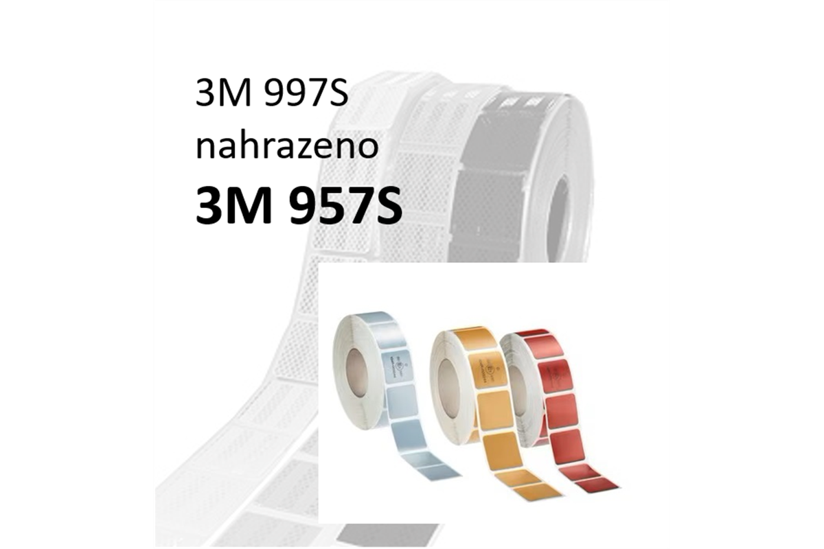 3M 997S Diamond Grade™ Reflexní pružné čtverce 50 x 50 mm na roli | Adva s.r.o.